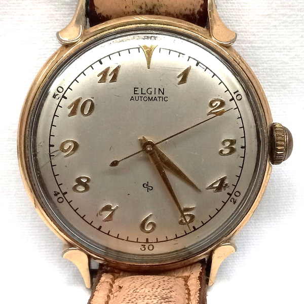 VINTAGE ELGIN AUTOMATIC MEN'S WATCH AIR FORCE U.S.A.F. RUNNING ...