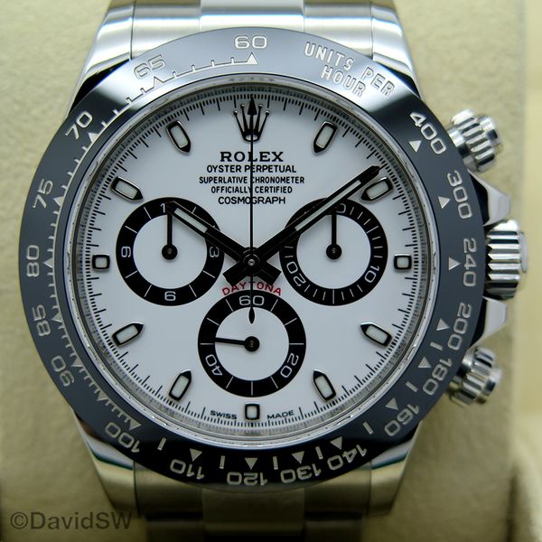 FS: Rolex 116500LN COSMOGRAPH DAYTONA CERAMIC BEZEL-WHITE DIAL ...