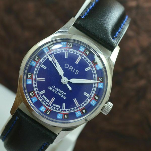 Vintage Oris Hand Wind ST 96 17 Jewels Men's Wrist Watch | WatchCharts ...