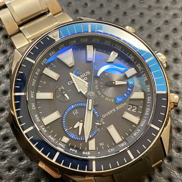 [WTS] Casio Oceanus 'Cachalot' OCW-P2000-1AJF Full Titanium Dive Watch ...