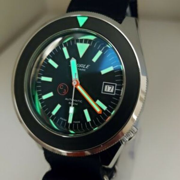 Squale 1521 Militaire C3 by AWCo 2nd Special Ltd Edition 50 Atmos Diver ...