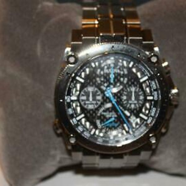 Bulova 98B317 Precisionist Gunmetal SS Chronograph Men's Watch ...