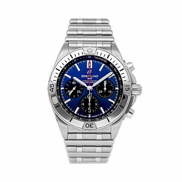 Breitling Chronomat B01 Auto 42mm Steel Mens Bracelet Watch Date ...