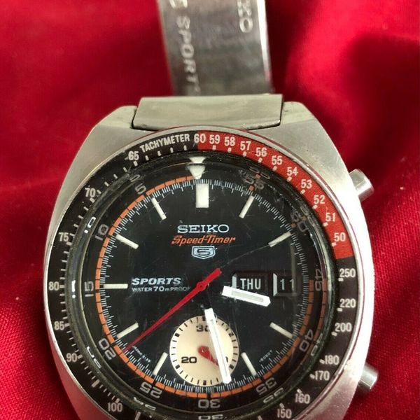 SEIKO 6139-6032 SpeedTimer 5 Sports CHRONOGRAPH - Vintage Watch 1971 ...