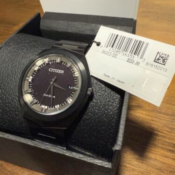 Citizen Eco-Drive 365 Quartz Black Dial Men's Watch BN1015-52E | WatchCharts Marketplace