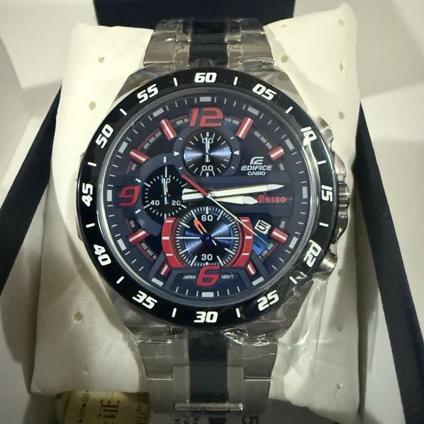Casio Edifice Blue Torro Rosso Men's Watch - Efr-564tr-2a | WatchCharts ...
