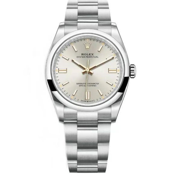 2025 New, Unworn Rolex Oyster Perpetual 36mm, Silver Dial, Ref#. 126000 ...