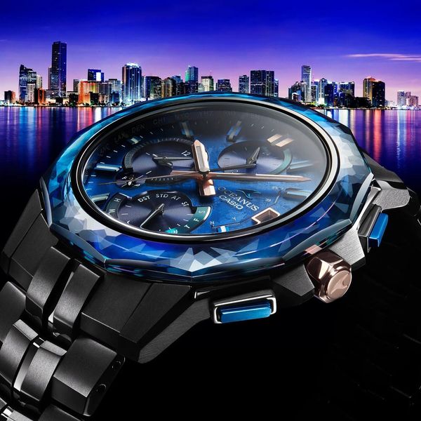 RARE LIMITED EDITION Casio Oceanus Manta S6000 Series OCWS6000JC2A Hand ...