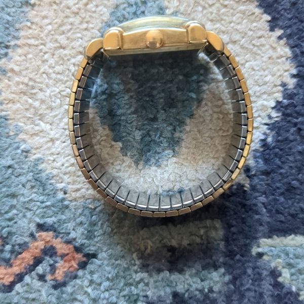 VTG Lord Elgin 14k G F Rectangle Art Deco Mechanical Watch Wind Up ...