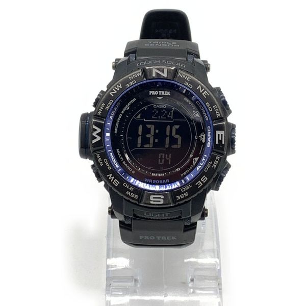 CASIO Casio PRO TREK triple sensor radio solar watch PRW-3500Y with box ...