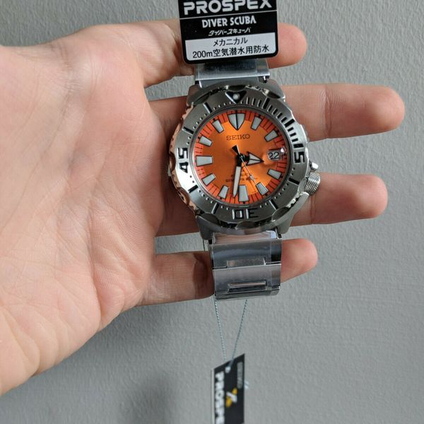 Brand New Seiko Orange Monster - SBDC075 (6r15 movement) | WatchCharts ...
