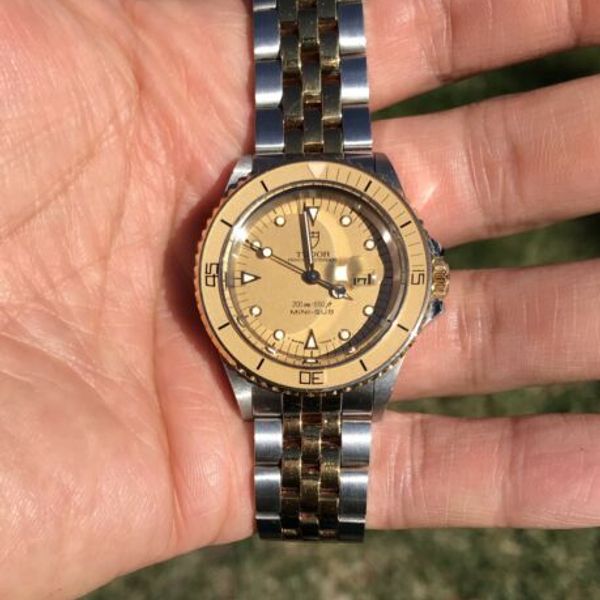 Tudor Mini-Sub, Submariner, Two-tone, Ref. 73091- Near Mint- Box And ...
