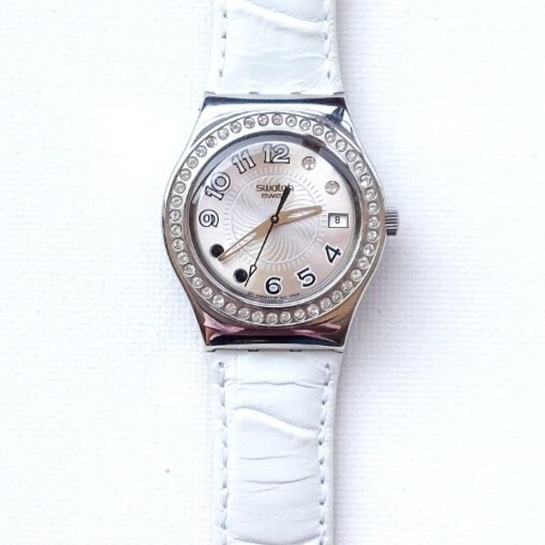 007 Swatch Irony Medium YLS434 Wint+Kidd | Diamond are Forever | James ...