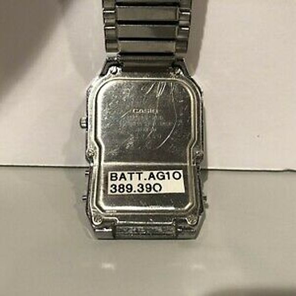Vintage 1986 Casio Watch Casio Ab200 Telememo 20 Module 321 Analog ...