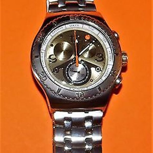 Swatch IRONY THE CHRONO" "sandy streets" Yos 420 G Top | WatchCharts