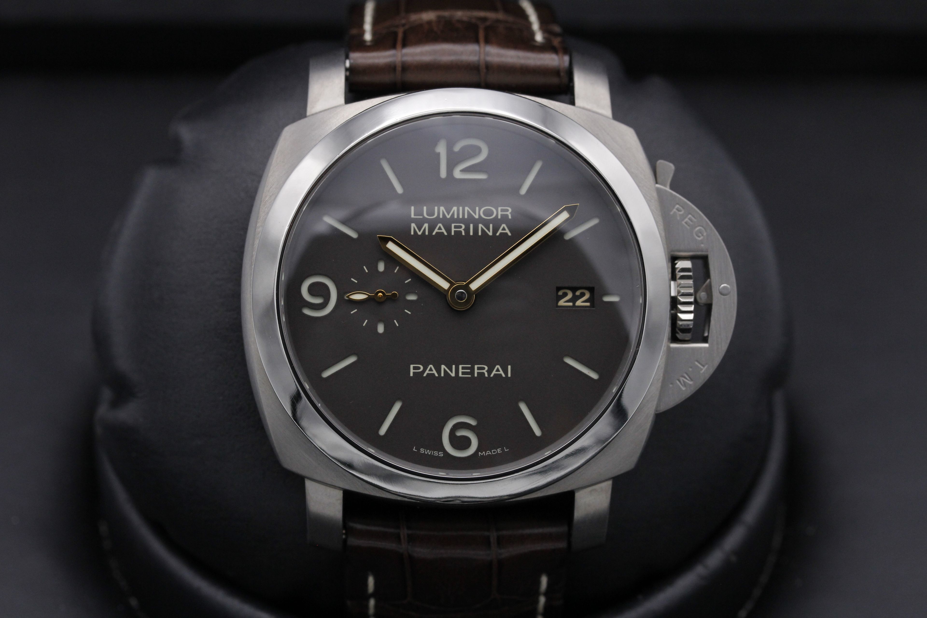 FSOT: Panerai - Luminor - Marina - PAM 351 - Titanium - Complete Set ...