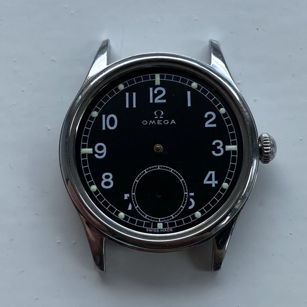 SOLD Project watch. Omega 2383-2, military look, cal 268 £250 | WatchCharts