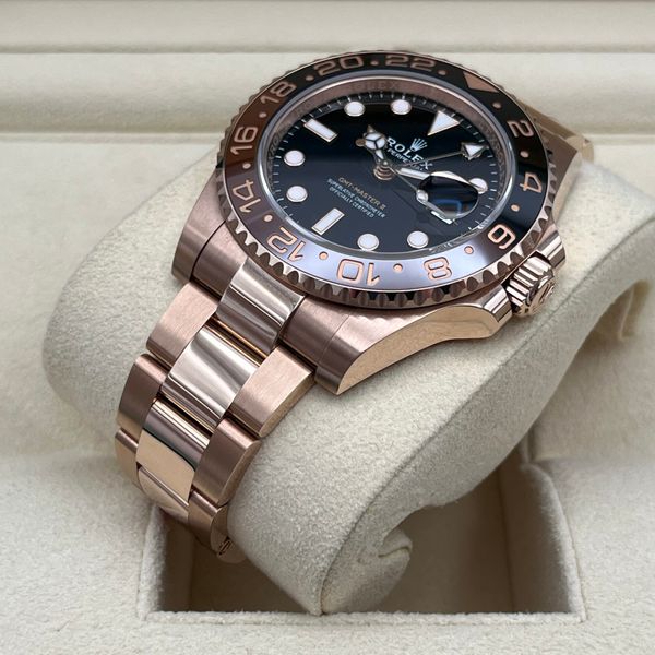 FSOT: Rolex GMT-Master II 126715CHNR Everose Root Beer Mint Unpolished ...