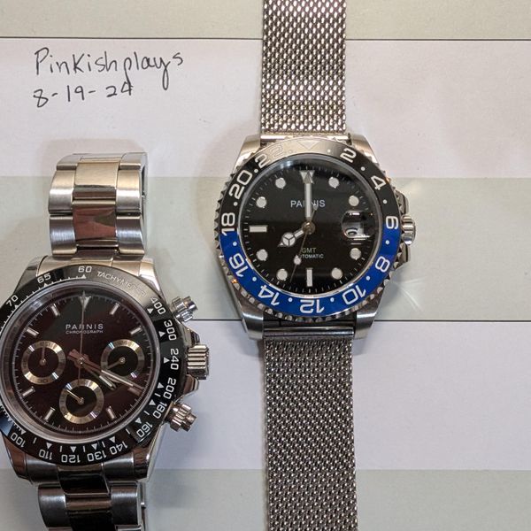 [WTS] Parnis Daytona and GMT Batman | WatchCharts Marketplace