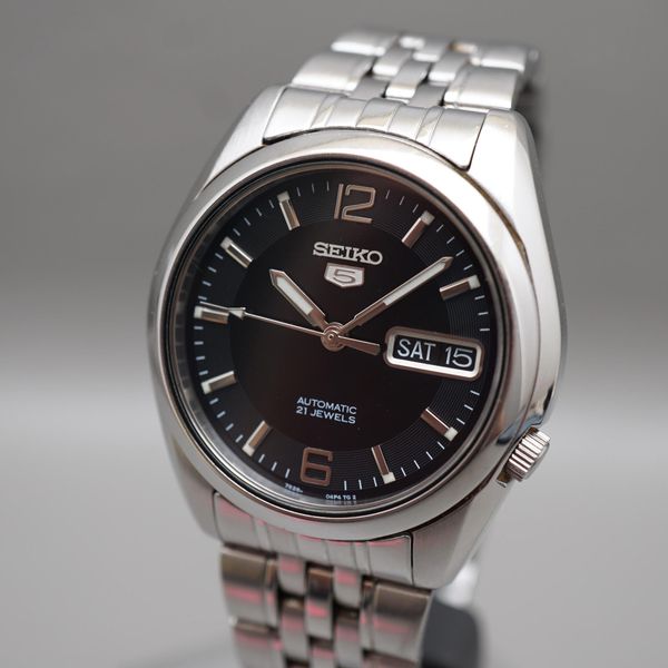 [WTS] Seiko 5 SNK393 7S26 Black Textured Dial Automatic Watch - $90 ...