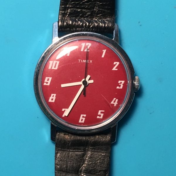 FS: 2 vintage Timex-- Red and Purple dials | WatchCharts Marketplace