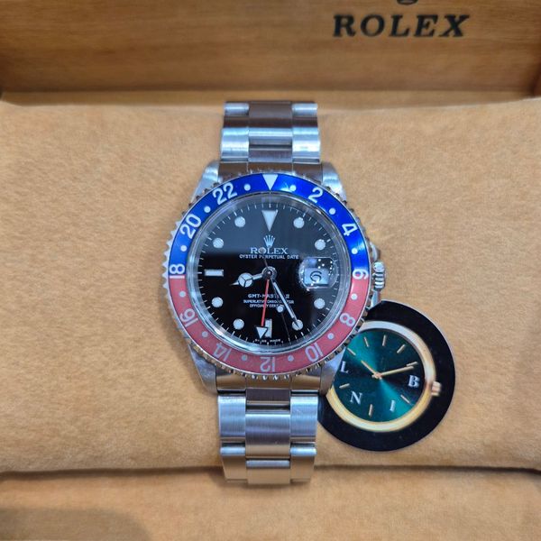 Rolex GMT Master II Pepsi - 16710 | WatchCharts Marketplace