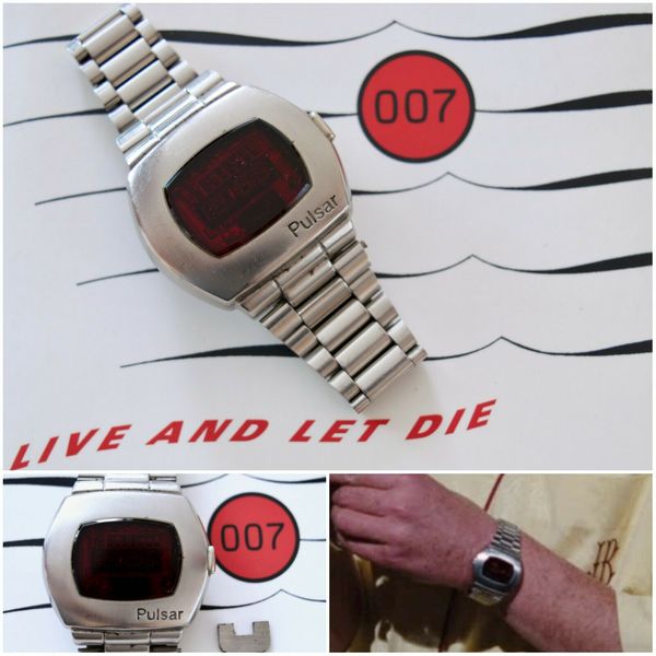 Vintage Hamilton Pulsar P2 2900 Watch as Worn by James Bond in Live and ...