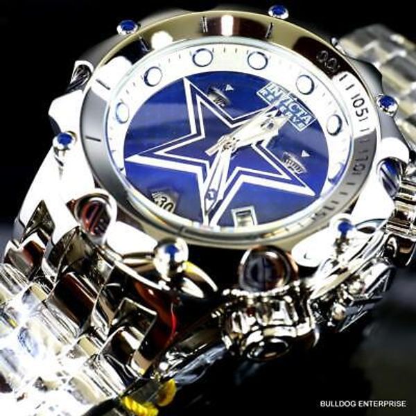 Invicta NFL Reserve Venom Hybrid Fusion Dallas Cowboys Steel Swiss ...