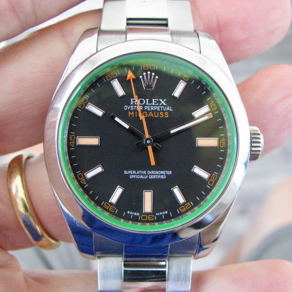 [$9,000 USD] FS: ROLEX MILGAUSS 116400GV | WatchCharts Marketplace