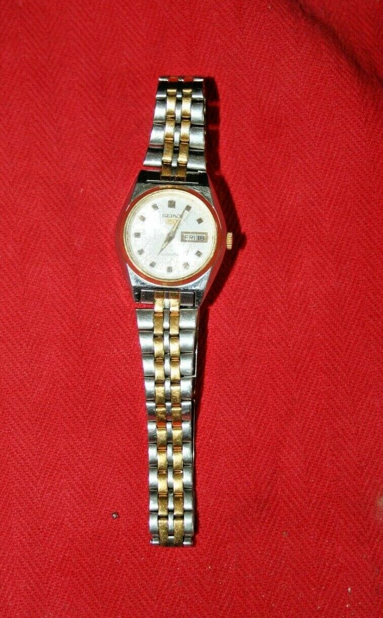 SEIKO 5 Ladies Automatic Calendar Watch 17 Jewels 4206-0460 Parts or ...