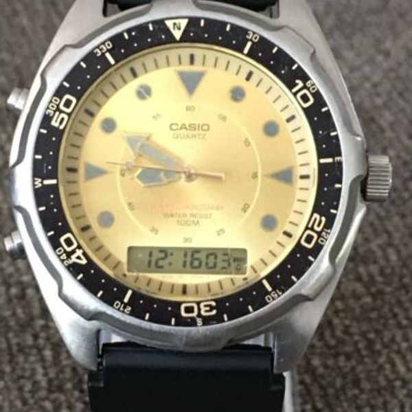 Casio AMW-3200 (1374) “Arnie” Analog/Digital Alarm Chronograph Diver ...