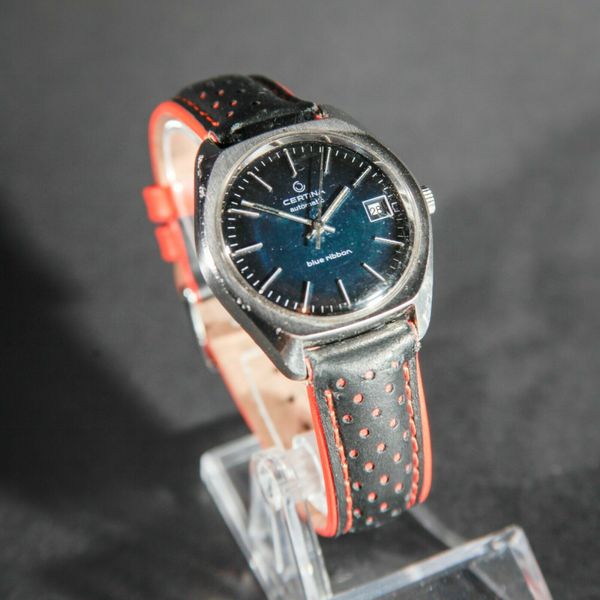Certina Automatic Blue Ribbon Volvo 1927-1977 watch with ETA 2783 ...