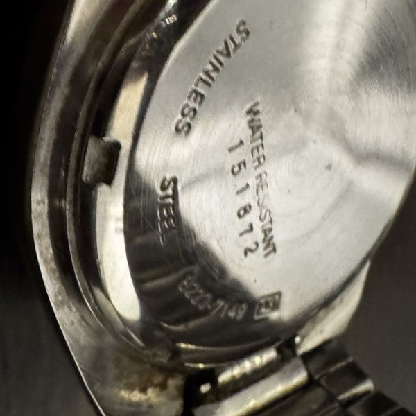 Vintage Seiko SQ Menâ s Watch 151872 Stainless Steel 8223-7149 JAPAN ...