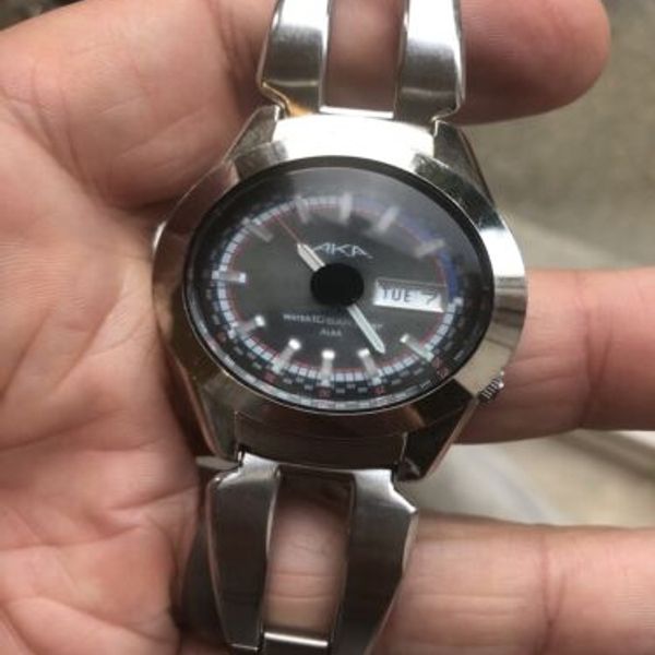 Vintage Seiko Aka Alba Quartz watch Y743-5A10 JDM Kanji Date Razor ...