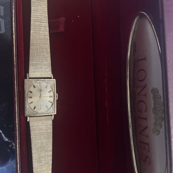 Longines Watch Gold Vintage Wind Up With Original Box. Runs Great ...