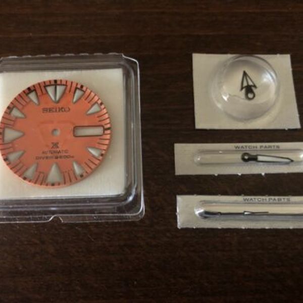 Seiko Gen 2 Orange Monster SRP309 Dial And Hands ONLY - Genuine Seiko ...