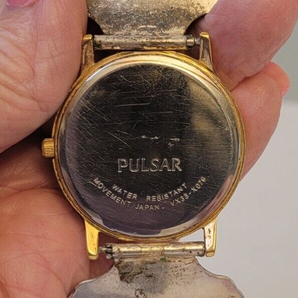 Vintage Pulsar Watch with the Seiko Japan vx33-x079 Movement Used on ...