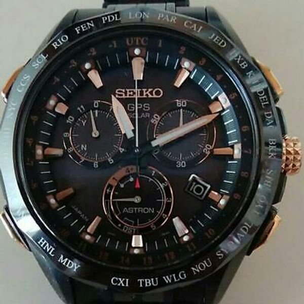 Seiko Astron SBXB019 Limited Edition Titanium Solar Mens Watch Auth Works | WatchCharts Marketplace