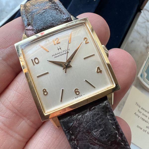 [WTS] Vintage Hamilton Masterpiece 14k solid gold - original box and ...