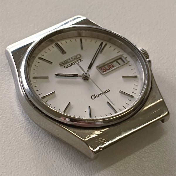 Seiko Chronos 8123-7090 Birthday Feb 1986 Kanji Vintage Quartz Watch ...
