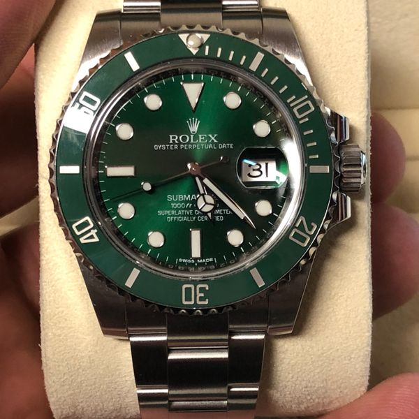 Rolex Submariner Hulk | WatchCharts Marketplace