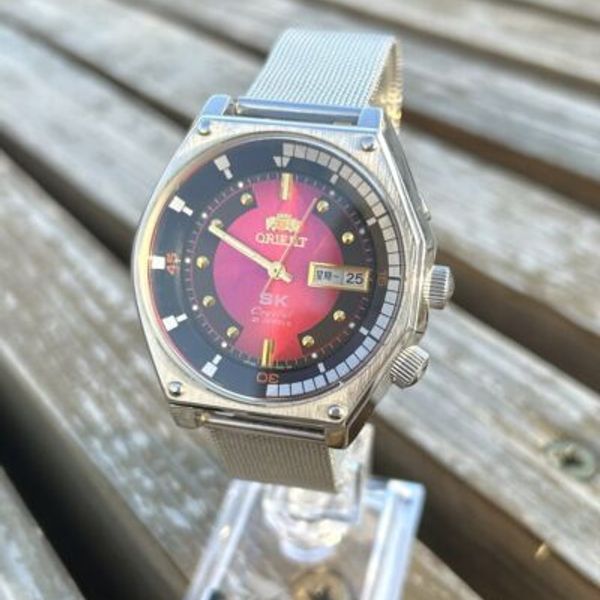 Vintage Automatic Watch Orient SK Made In Japan Wristwatch 1990s ...