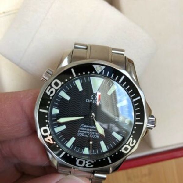 Omega Dive Watch Automatic 300 Meters With Box Model 2254.50. Sword ...