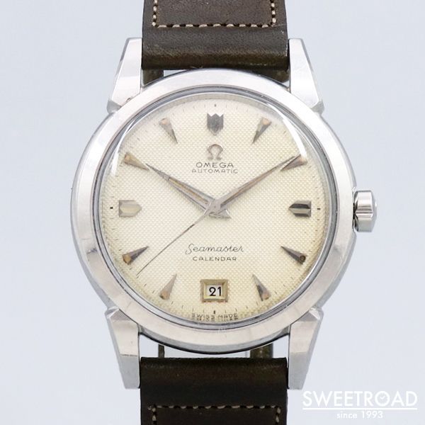[OMEGA / Omega] Seamaster calendar / early model / original guilloche ...