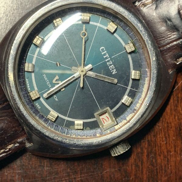 Vintage Citizen Seven 242 V2 Mens Watch 17 Jewels Mechanical ...