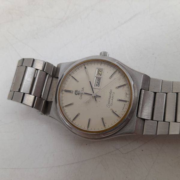 Vintage Mens Omega Seamaster Quartz Watch Calibre 1345 Working ...