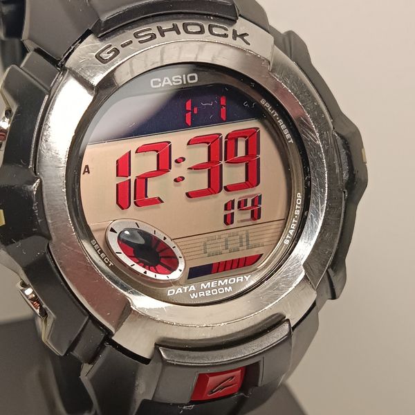 Casio G-Shock G-3011 (2454) Rare Vintage Quartz Watch Black Gray Color ...