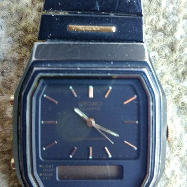 Vintage Seiko Ana-Digi Analog Digital Watch H601-5260. Nice 80's ...