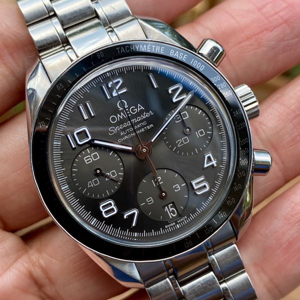 Omega Speedmaster. Ceramic Dial. Gorgeous Grey Dial and Applied ...