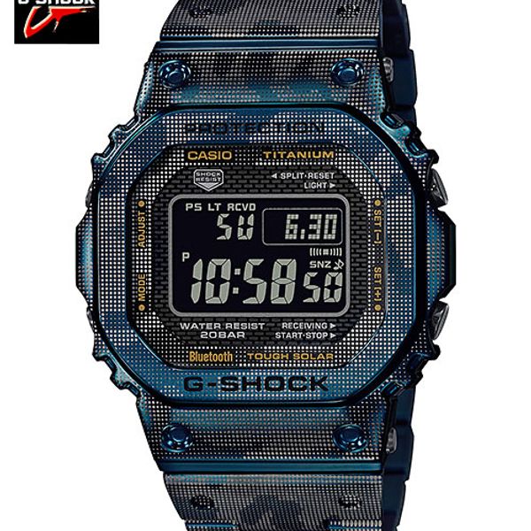 G-SHOCK G-SHOCK watch smartphone link camouflage pattern titanium solar ...